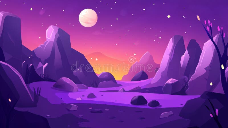 A Background with a Planet in Space. User Interface for a Galaxy Game ...