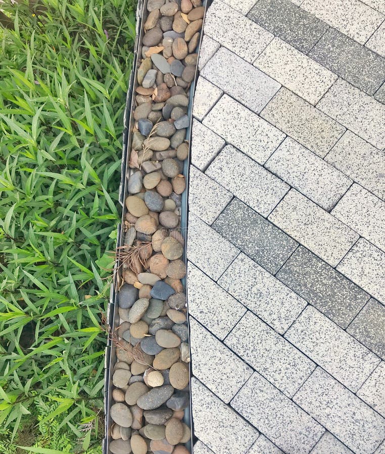 Background Plant Gravel and Tile Stock Image - Image of floor, gravel ...