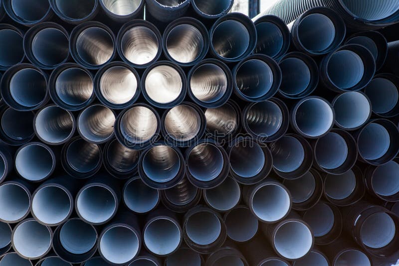 Background of Plastic Pipes Stock Image - Image of plumbing, pipe: 60958433