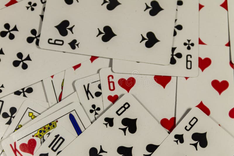 Background of Playing Cards Stock Image - Image of leisure, concept ...