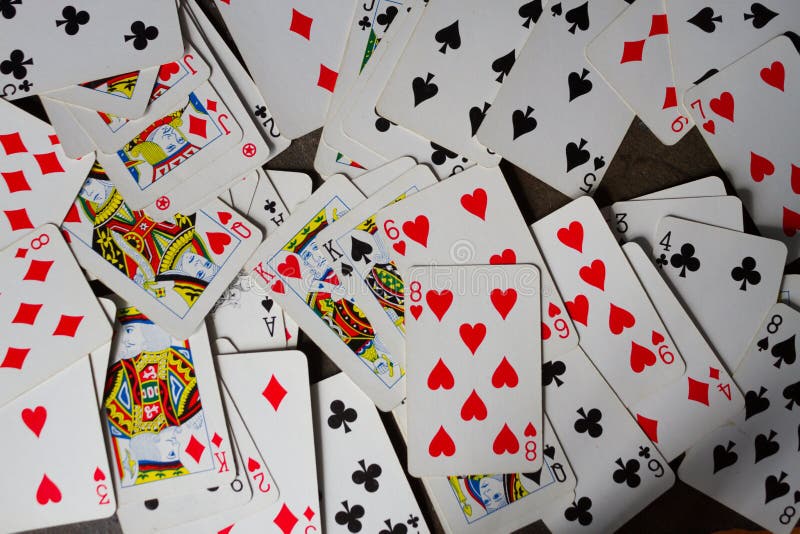 Background of Playing Cards Stock Image - Image of suit, gambling ...