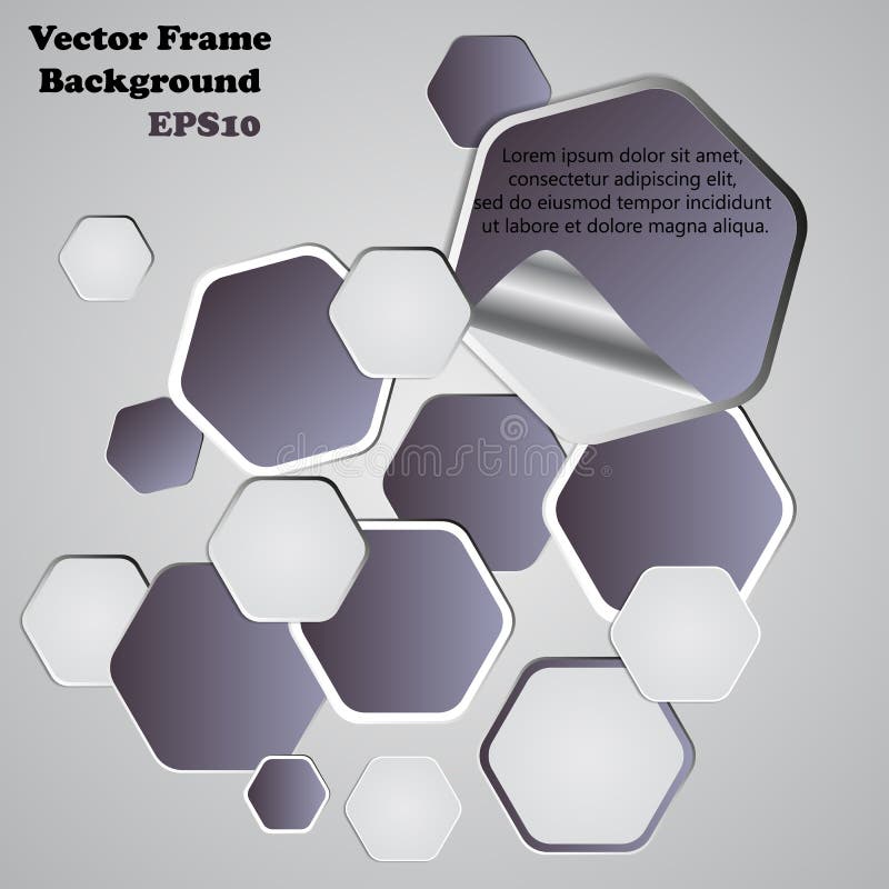 Background Polygons Cut Paper- Design Template. Vector Illustration for ...