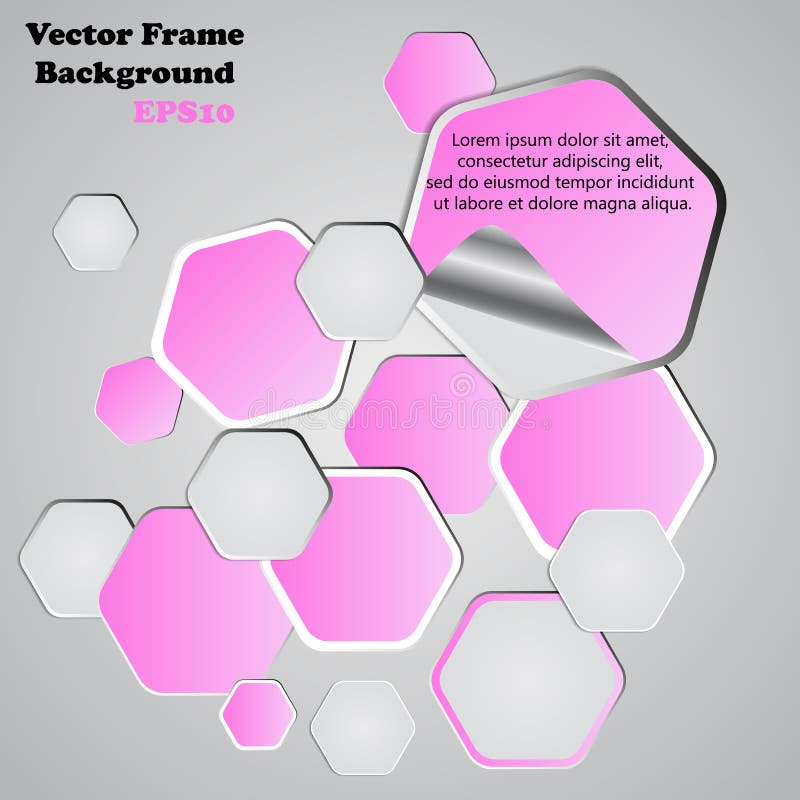 Background Polygons Cut Paper- Design Template. Vector Illustration for ...