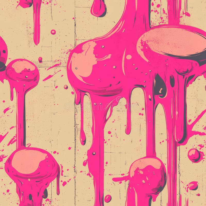 The Background of a Pop Art, Graffiti Style Piece Features Comic-like ...