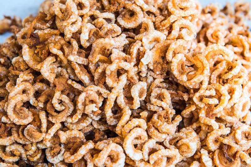 Background of Pork Cracklings Stock Image - Image of ingredient, cook ...