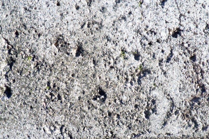 Background of Porous Concrete. Numbers on Concrete. Gray Wall Stock ...