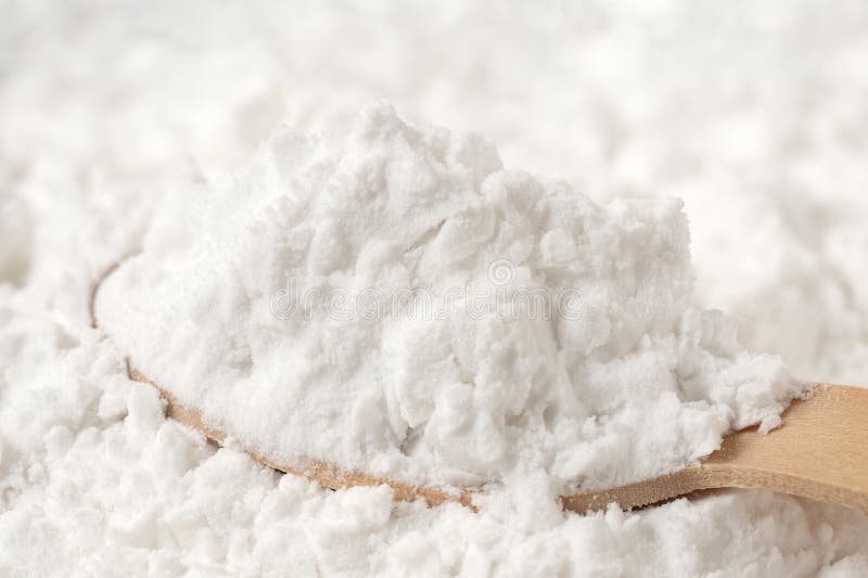 Background of Potato Starch with a Spoonful of Potato Starch Stock ...