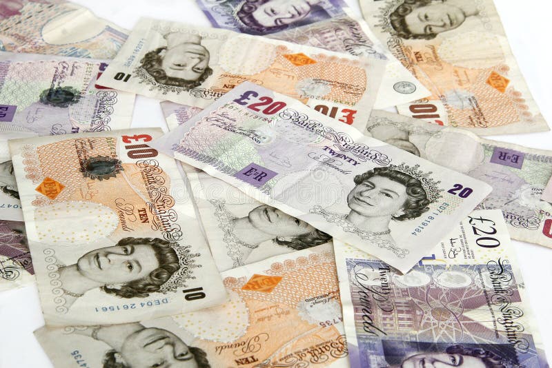 Background of pounds editorial stock image. Image of denominations ...