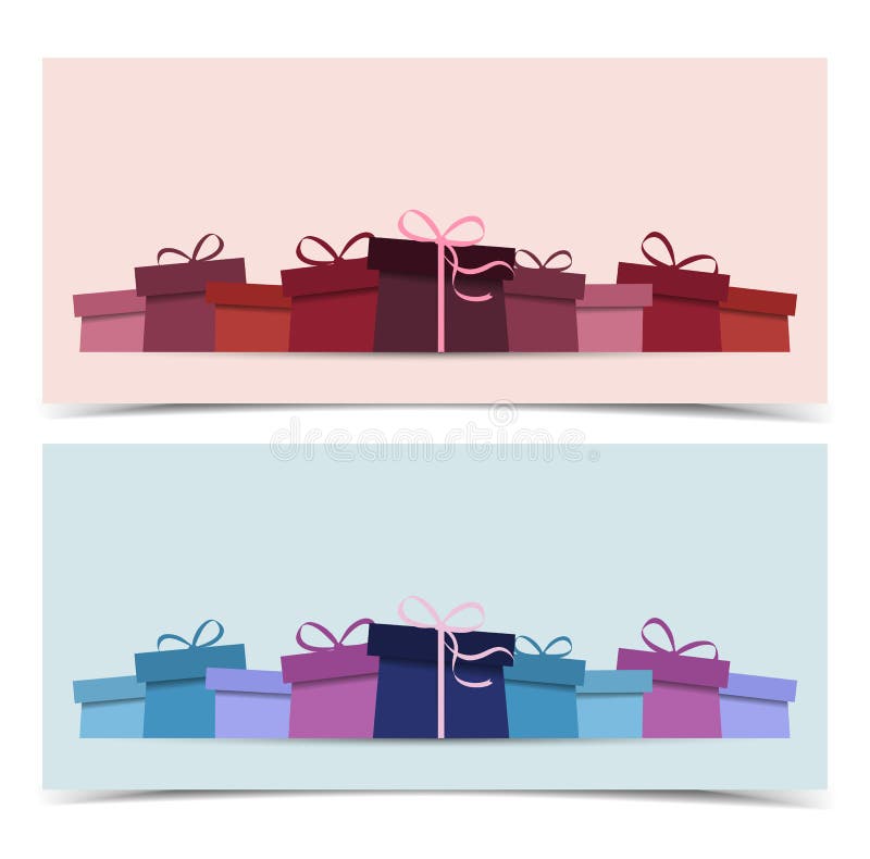 Background with presents stock vector. Illustration of graphic - 101879782