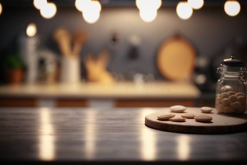 Background for a Product Advertisement, with an Empty Table for Product ...