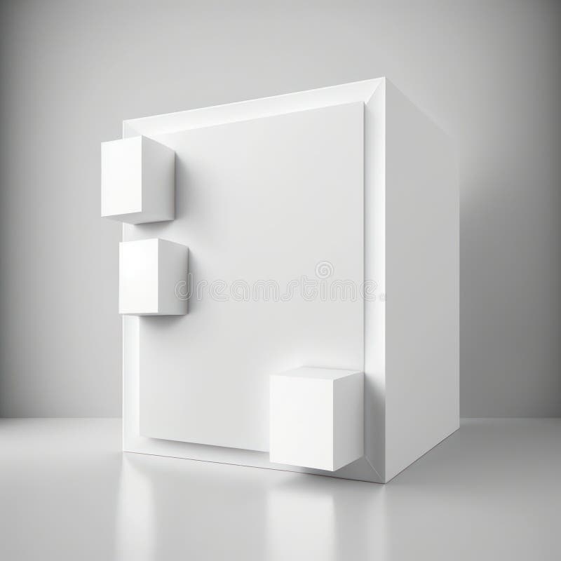 Background For Product Presentation Cuboid With Six Faces Ai