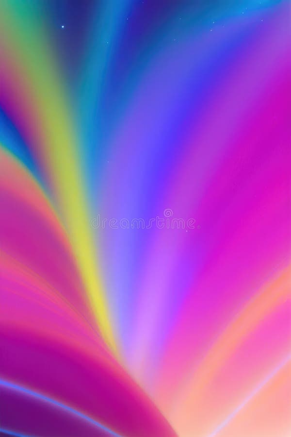 Background with Psychedelic Plumes of Radiant Vibrance. Generative AI ...