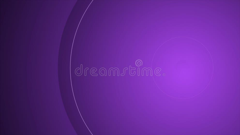 Background with Pulsating Waves of Circles. Motion. Simple Animation with Moving Circles To ...