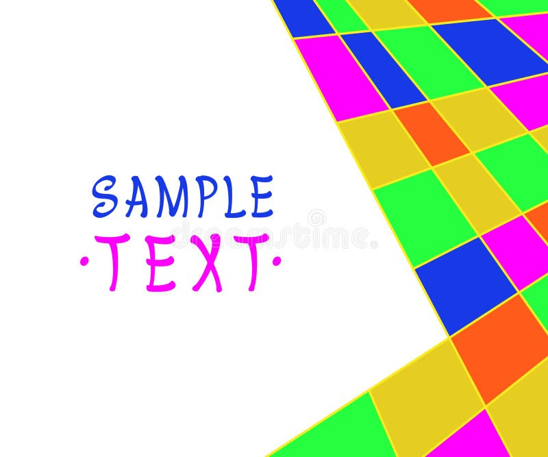 Background of Quadrangles Bright Multicolor.Vector Illustration. Stock ...