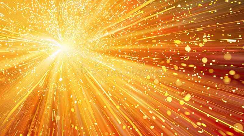 Background Radiant Starburst Patterns with Gradient Colors from Gold To ...