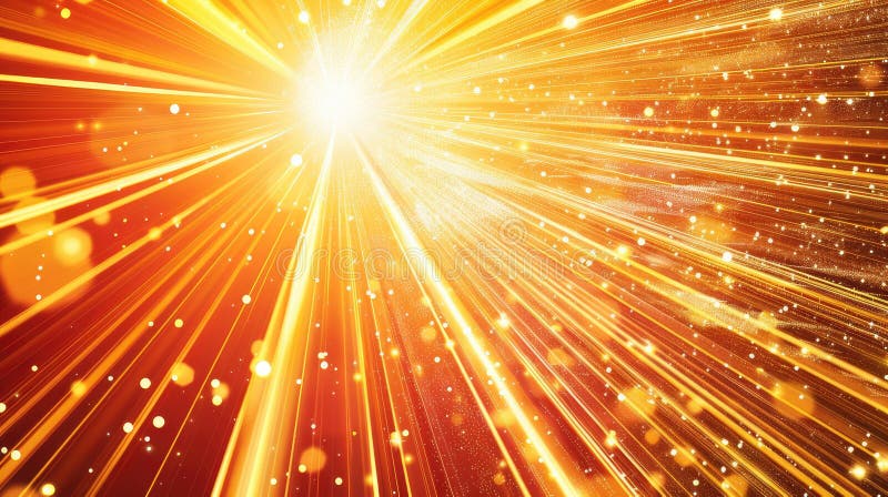 Background Radiant Starburst Patterns with Gradient Colors from Gold To ...