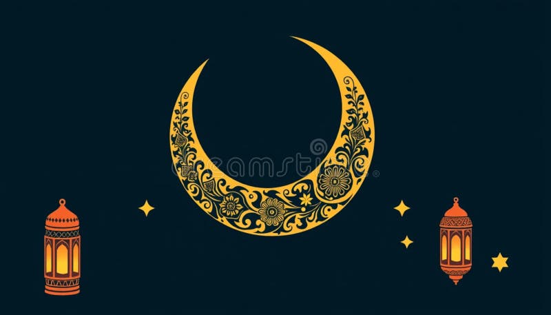 Background for Ramadan with Decorative Islamic Patterns Stock ...