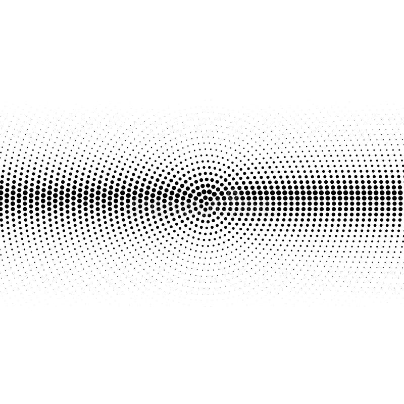 The Background of Raster Semitone of Black Dots on the White. Stock ...