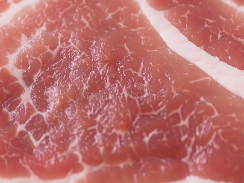 Background of Raw Fresh Red Pork Meat Texture Stock Photo - Image of ...