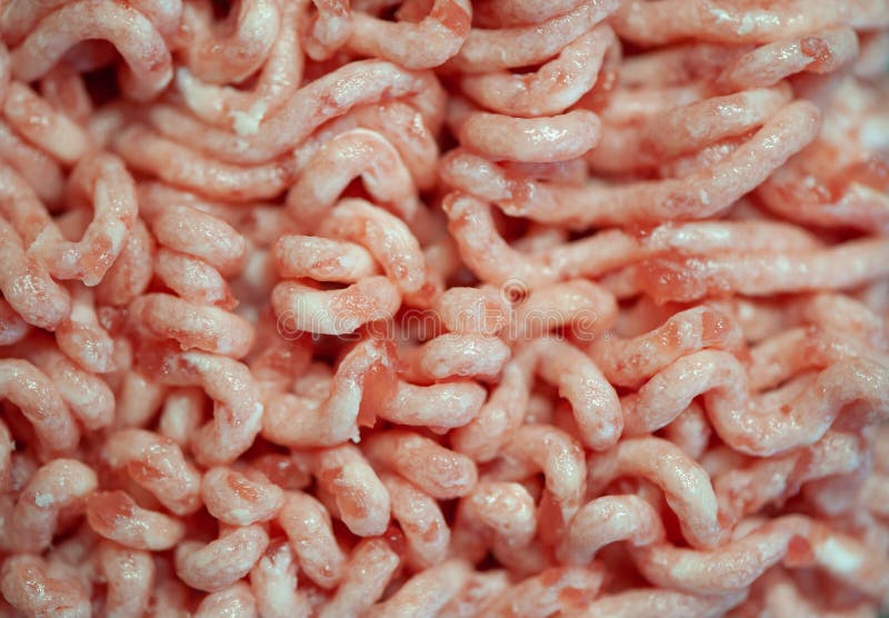 Background of Raw Minced Meat Stock Photo - Image of macro, prepare ...