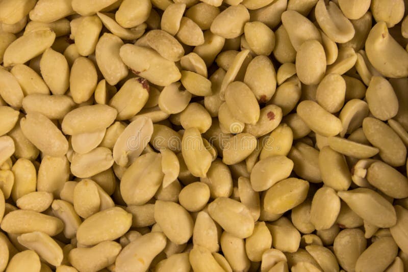 Background of Raw Peeled Peanut Stock Image - Image of healthy, closeup ...