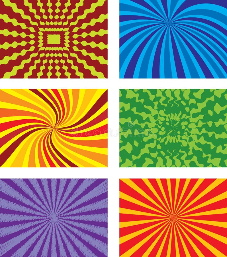 Background with rays stock vector. Illustration of orange - 19255412