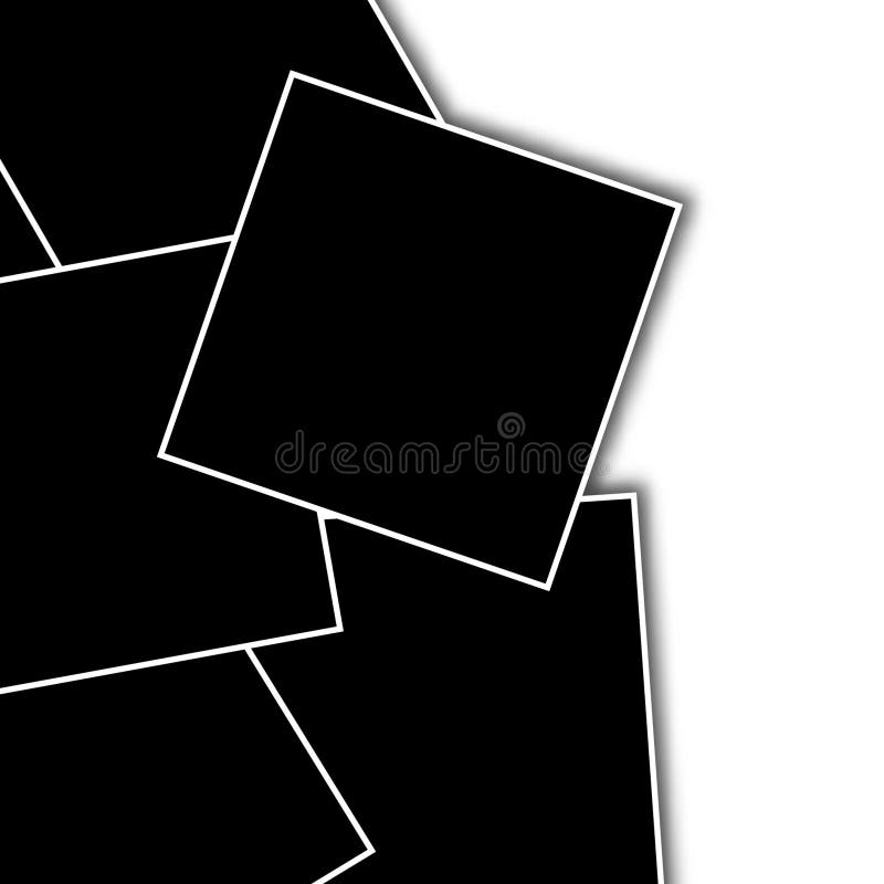 Background of Realistic Vector Photo Frames. Template Retro Photo ...