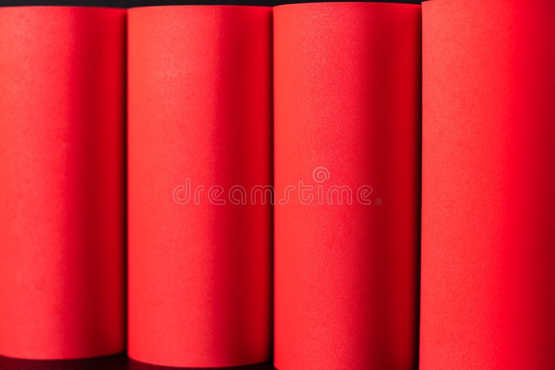 Background of Red Columns. Red Pillars. Red Background Stock Image ...
