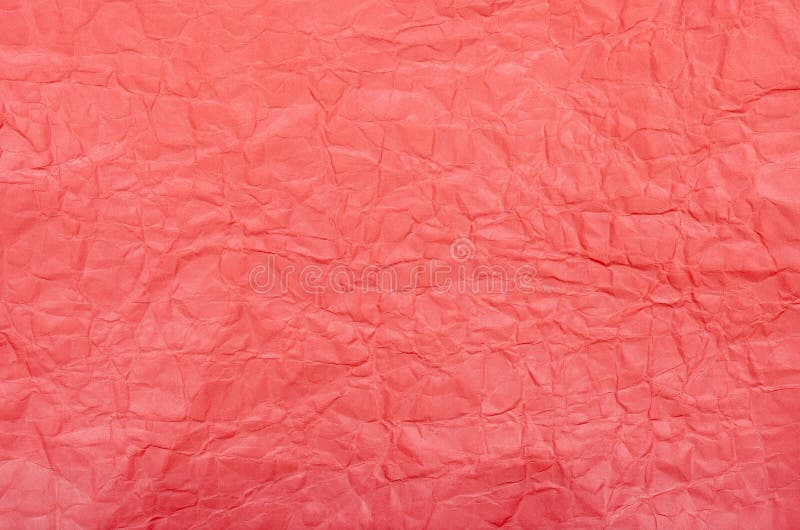 Background of Red Crumpled Paper Stock Photo - Image of texture, paper ...