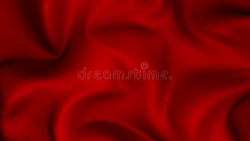Background of Red Fabric. Beautiful Smooth Folds of Fabric. Background ...