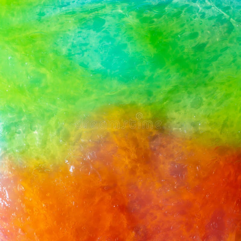 Background of Red and Green Transparent Slime with a Soft Transition ...