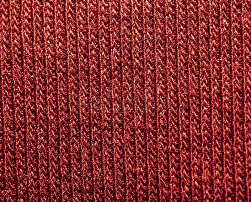 Background of Red Knitted Fabric Stock Image - Image of fiber, cloth ...