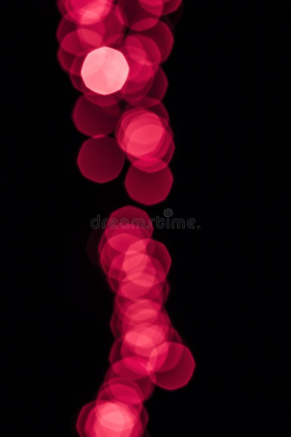 Background of Red LED Lights with Bokeh Effect Stock Photo - Image of ...