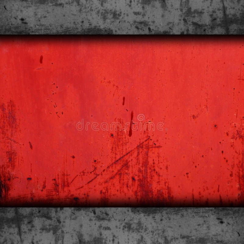 Red Metal Background Grunge