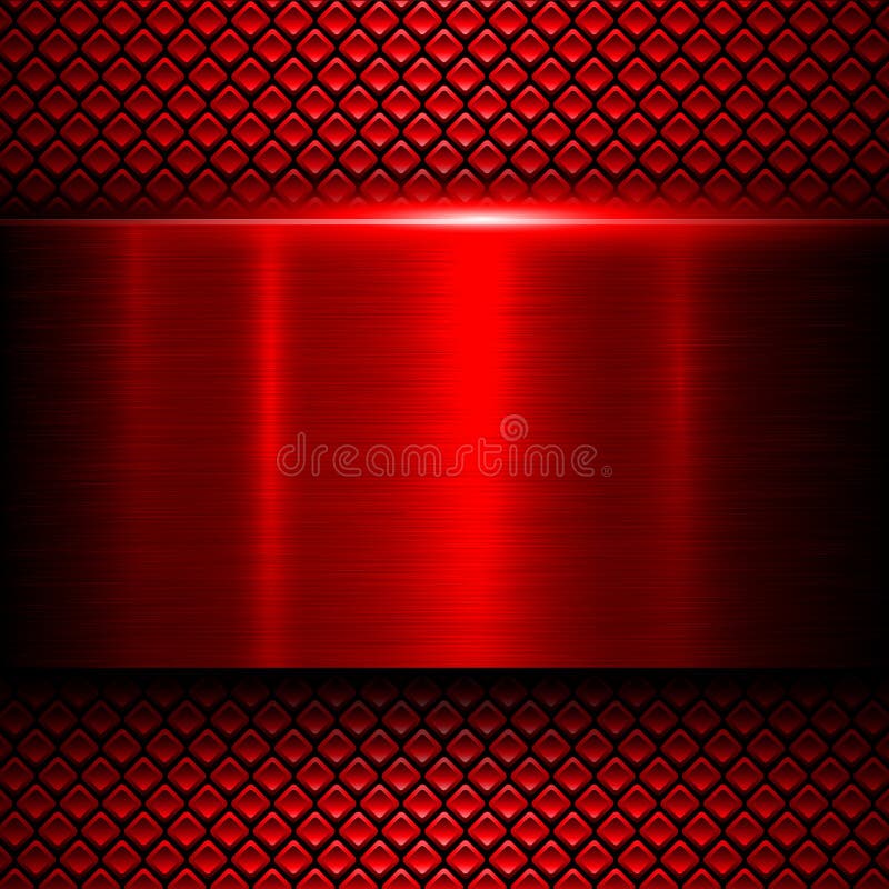 Background Red Metal Stock Vector - Image: 50553795