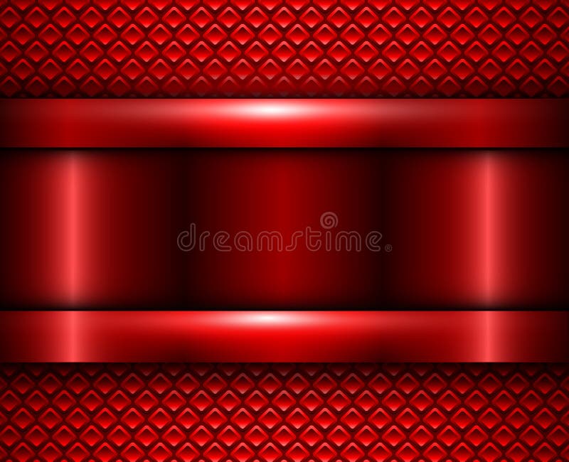 Background red metallic stock vector. Illustration of metal - 172638732