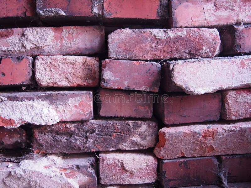 Red Brick Wall, Old Brick Wall, Red Wall, Background of Red Fired ...