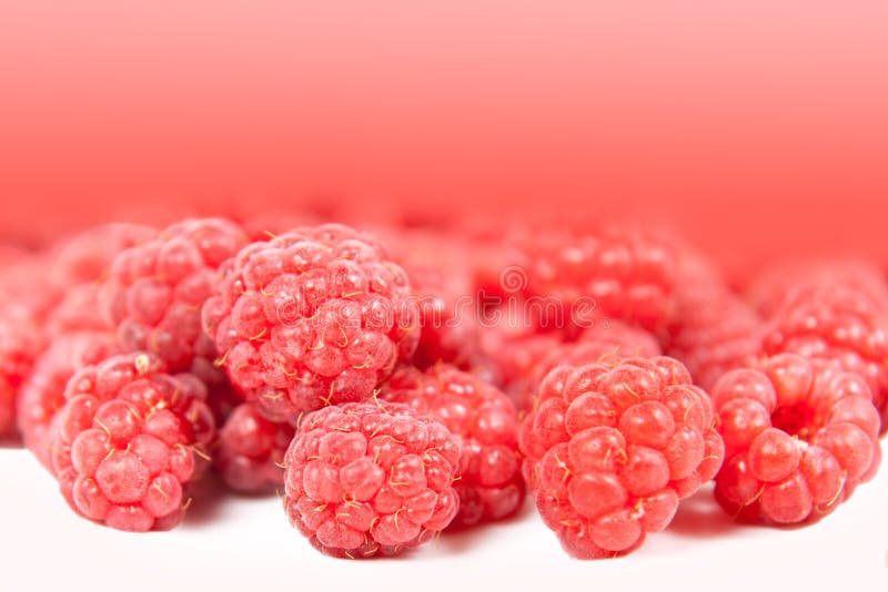 Background of Red Raspberries Stock Image - Image of nutrition, food ...