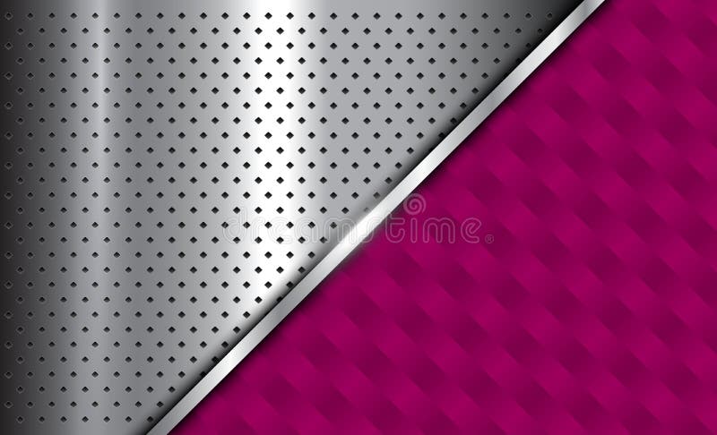 Background Red Silver Metallic Stock Vector - Illustration of texture ...