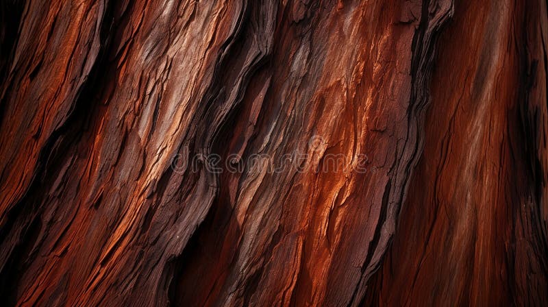 Background of Red Smooth Sequoia Bark. Created with Generative AI Tools ...