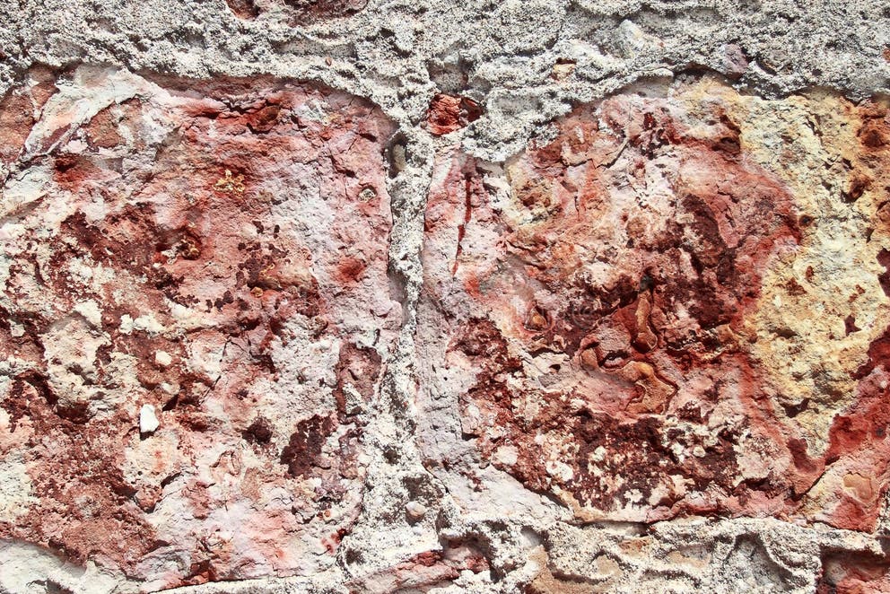 Background of red stone stock image. Image of concrete - 43961117