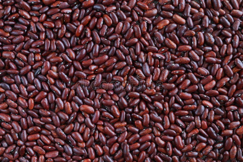 Background of Red String Beans Scattered on the Table Stock Image ...