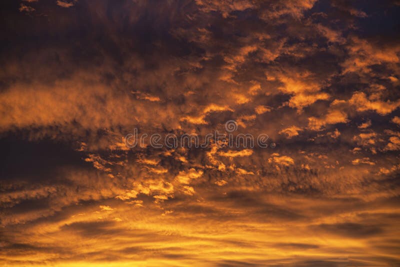 Background of a Red Sunset with Clouds Stock Image - Image of texture ...