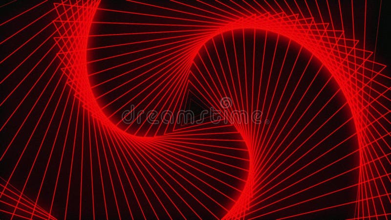 The Background of Red Triangular Lines Moves and Rotates To Form a ...