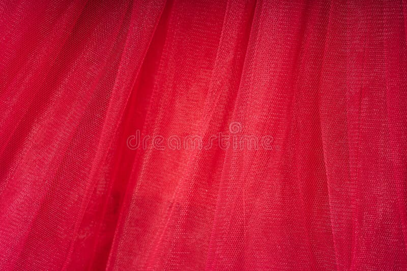 Background of Red Tulle Closeup Stock Photo - Image of abstract, wall ...