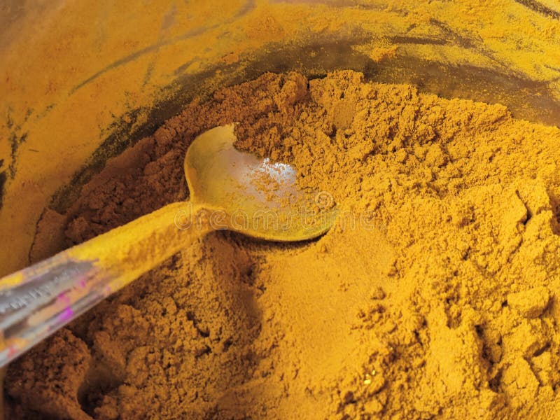 Background of only Red Turmeric Powder Stock Photo - Image of salty ...