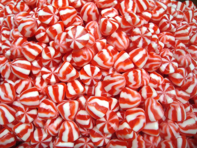 Red And White Candy Picture. Image: 8247387