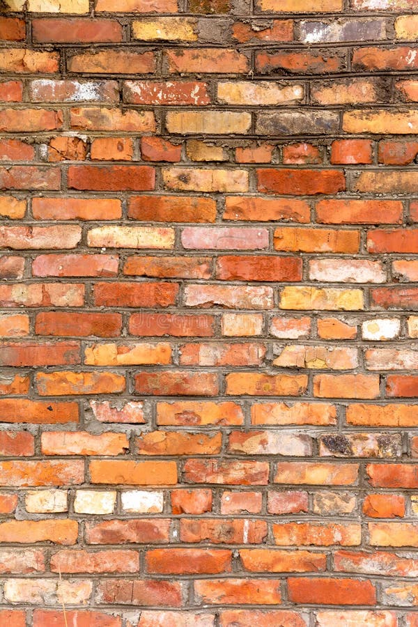 Background Red Vertical Brick Wall Stock Photo - Image of classic ...
