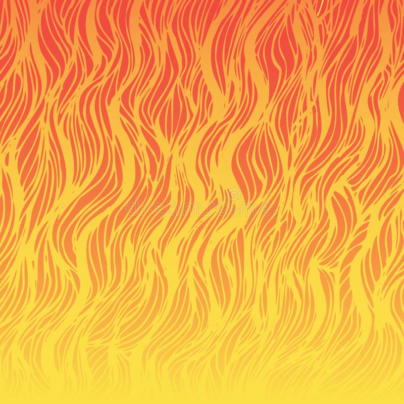 Background Red and Yellow Flame Burns Bright Stock Illustration ...