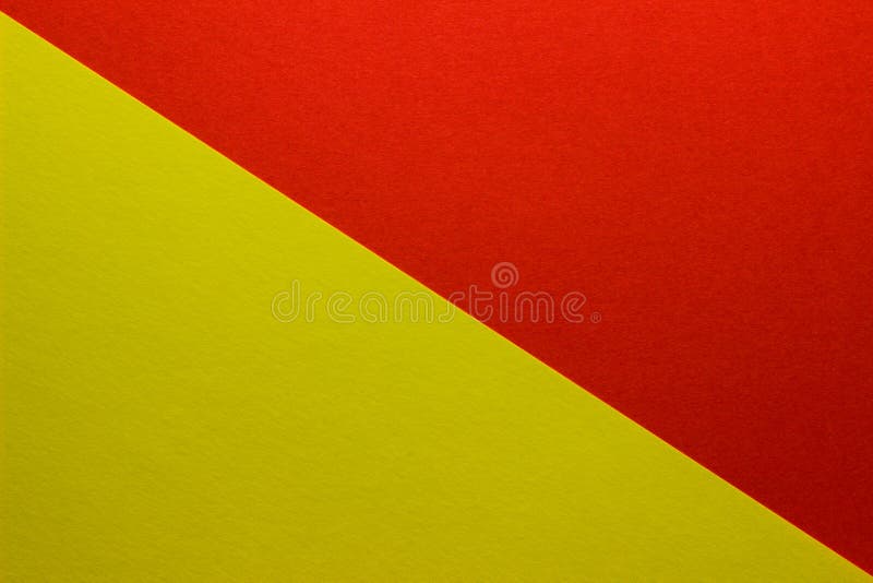 Background of Red and Yellow Paper Divided Diagonally. Sheets of Blank ...